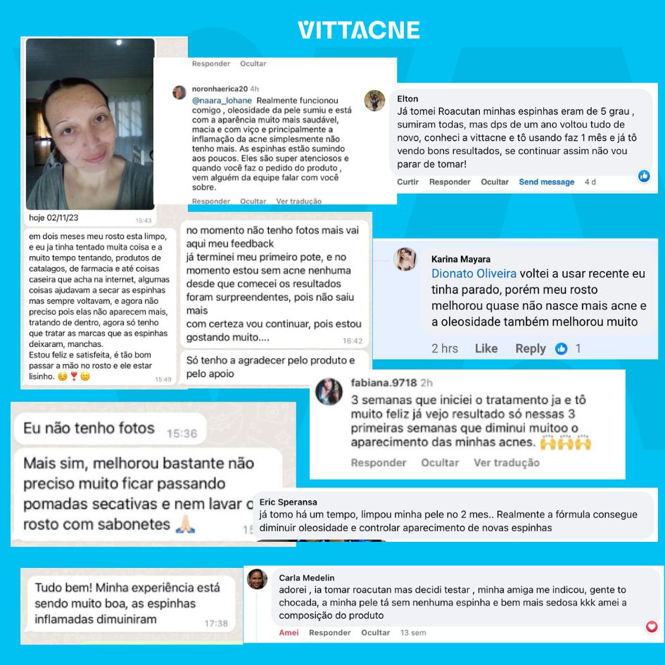 Vittacne - Promoção Compre 2 Leve 3 - 3 Unidades com 60 Cápsulas